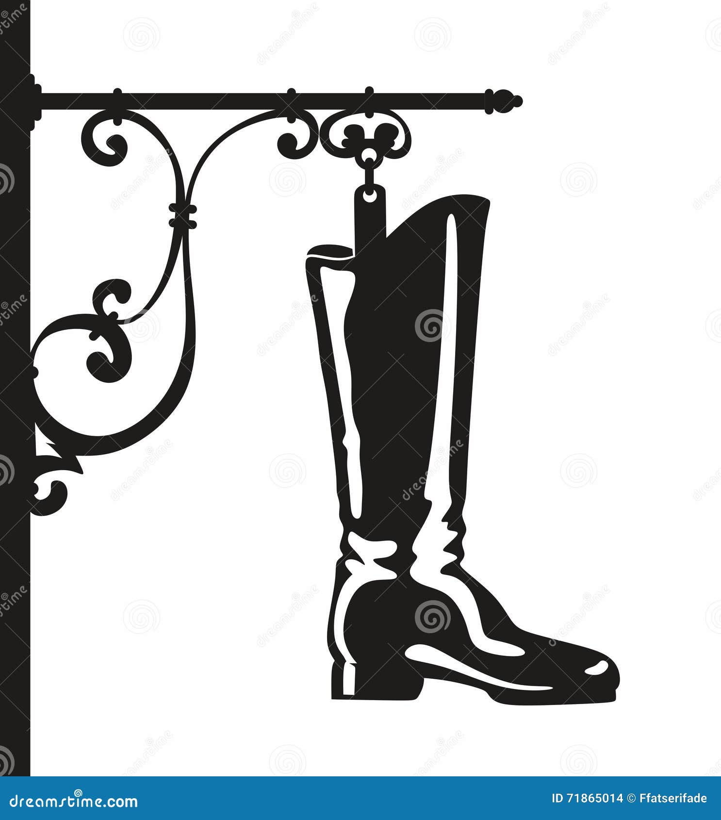 Sign For A Shoemaker Stock Photography | CartoonDealer.com #71865014