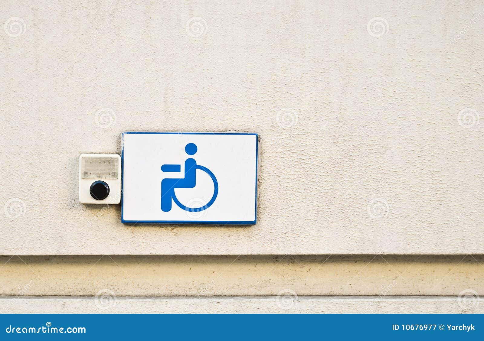 Sign and Signal Button for the Invalid Stock Image - Image of sign ...