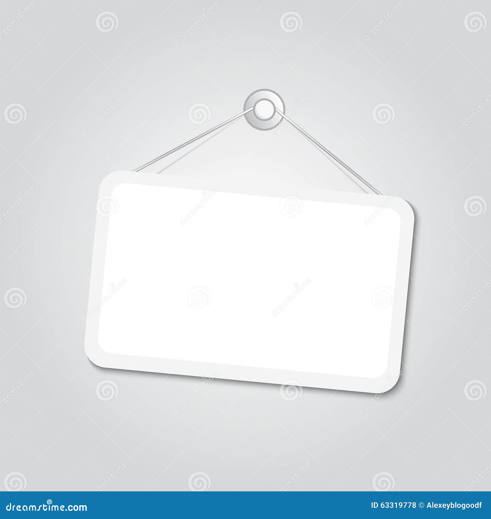 Sign on the Silicone Suction Cup Stock Vector - Illustration of ...