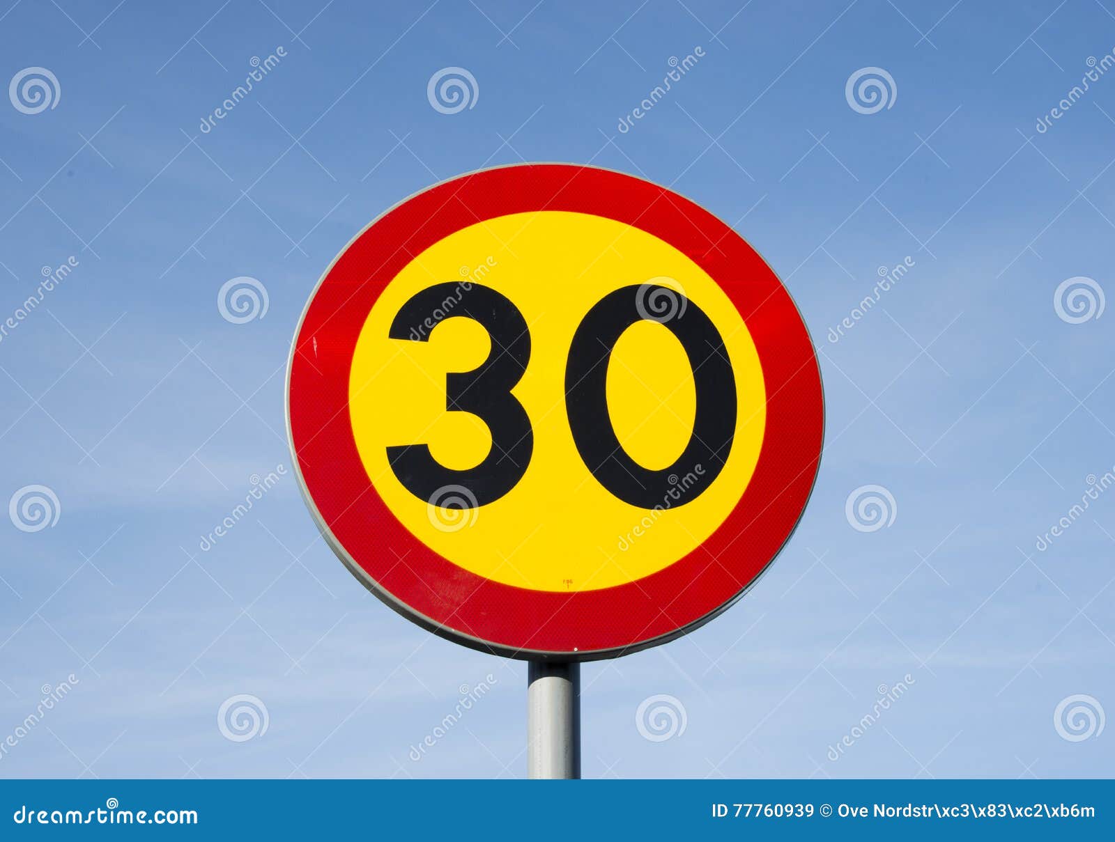 30 sign stock image. Image of slow, outdoors, safety - 77760939