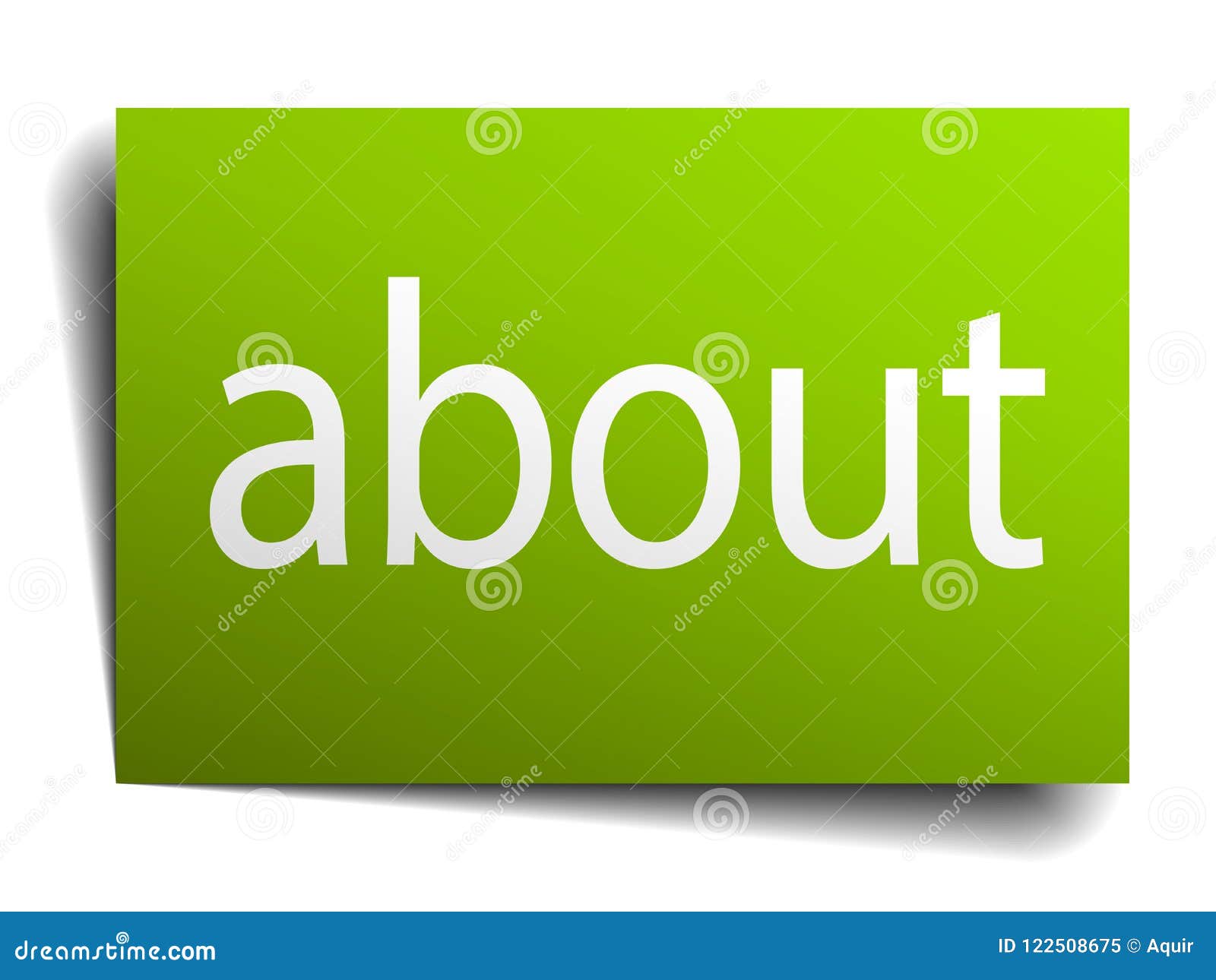 About sign stock vector. Illustration of sticker, paper - 122508675