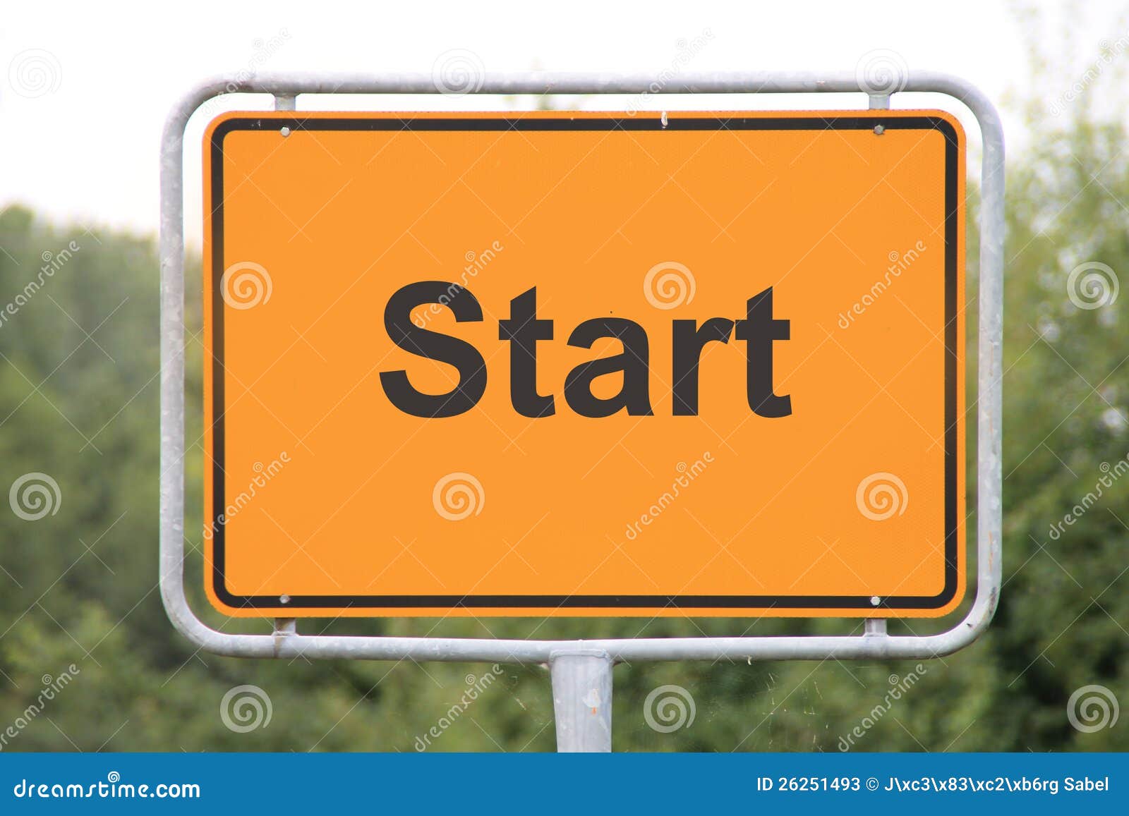 A sign Start stock image. Image of profession, street - 26251493
