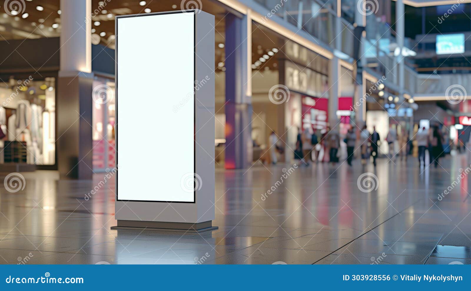 Sign in Middle of Hallway - Wayfinding Guide for Navigation Stock ...