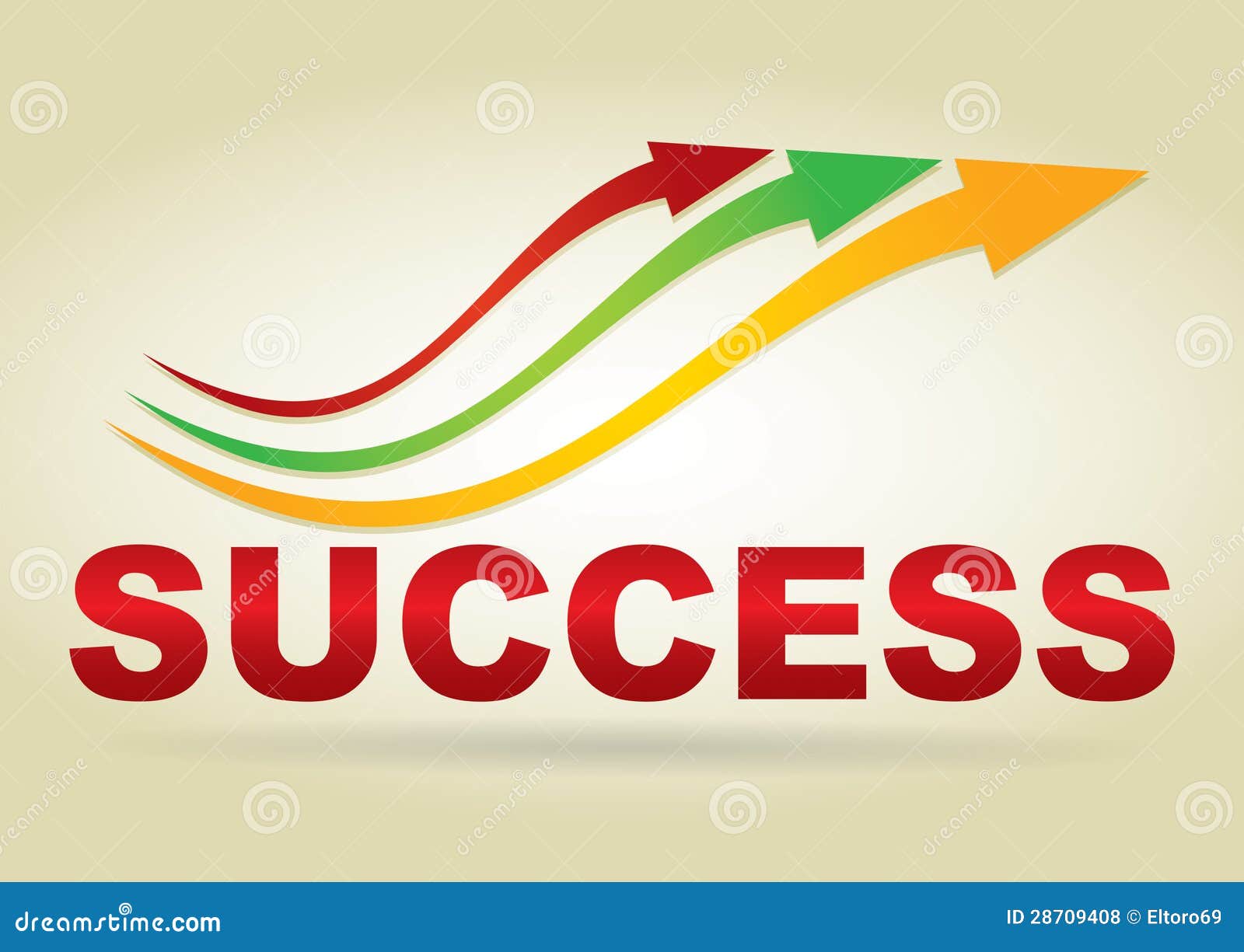 Sign of success stock vector. Illustration of growth - 28709408