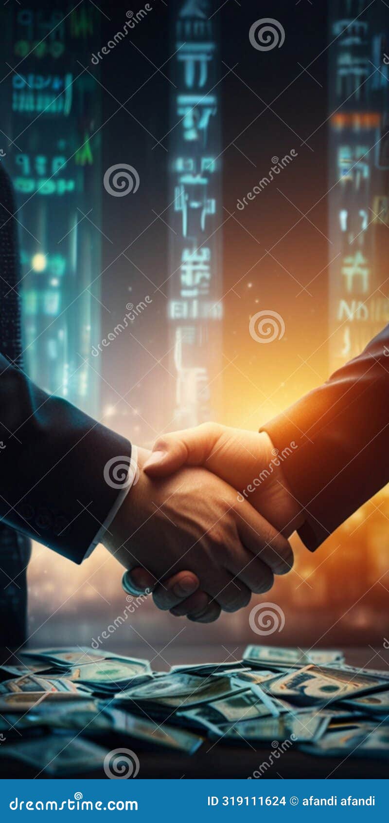 A Sign of Successful Business Cooperation is a Handshake by Both ...