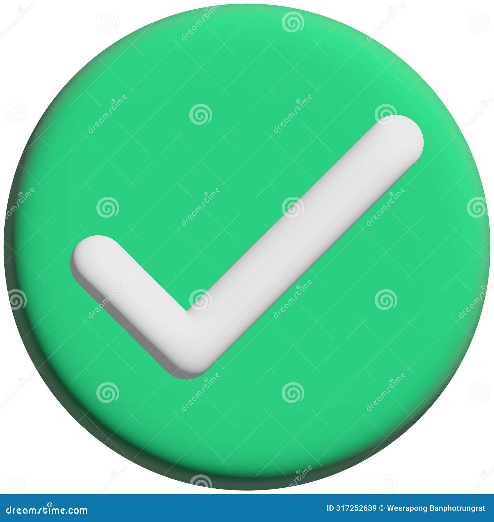 3d Right and Wrong Icon, 3-dimension Confirm and Cancel Sign Stock ...