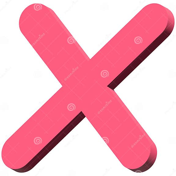 3d Wrong Icon, 3-dimension Confirm and Cancel Sign of Making Agreement ...