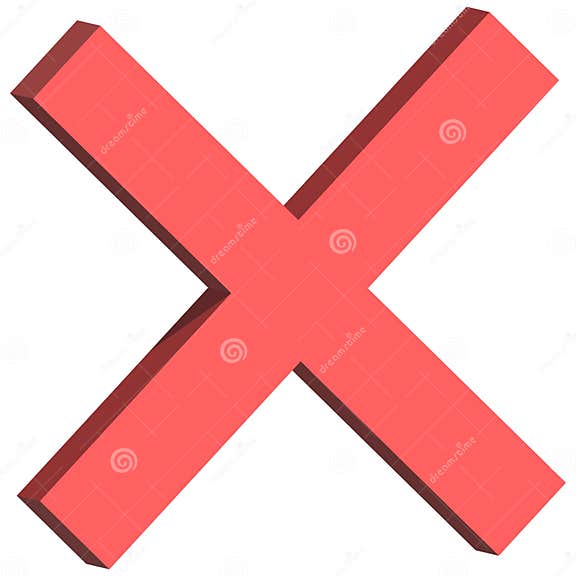 3d Wrong Icon, 3-dimension Confirm and Cancel Sign of Making Agreement ...