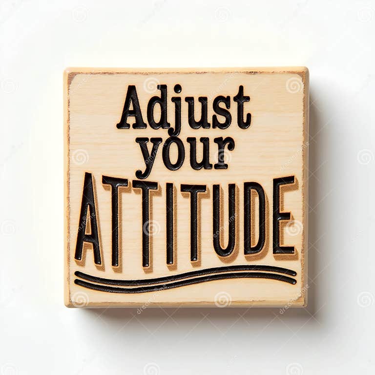 Sign Text Banner Adjust Your Good Bad Attitude Positive Reflection ... Sign Text Banner Adjust Your Good Bad Attitude Positive Reflection ...
