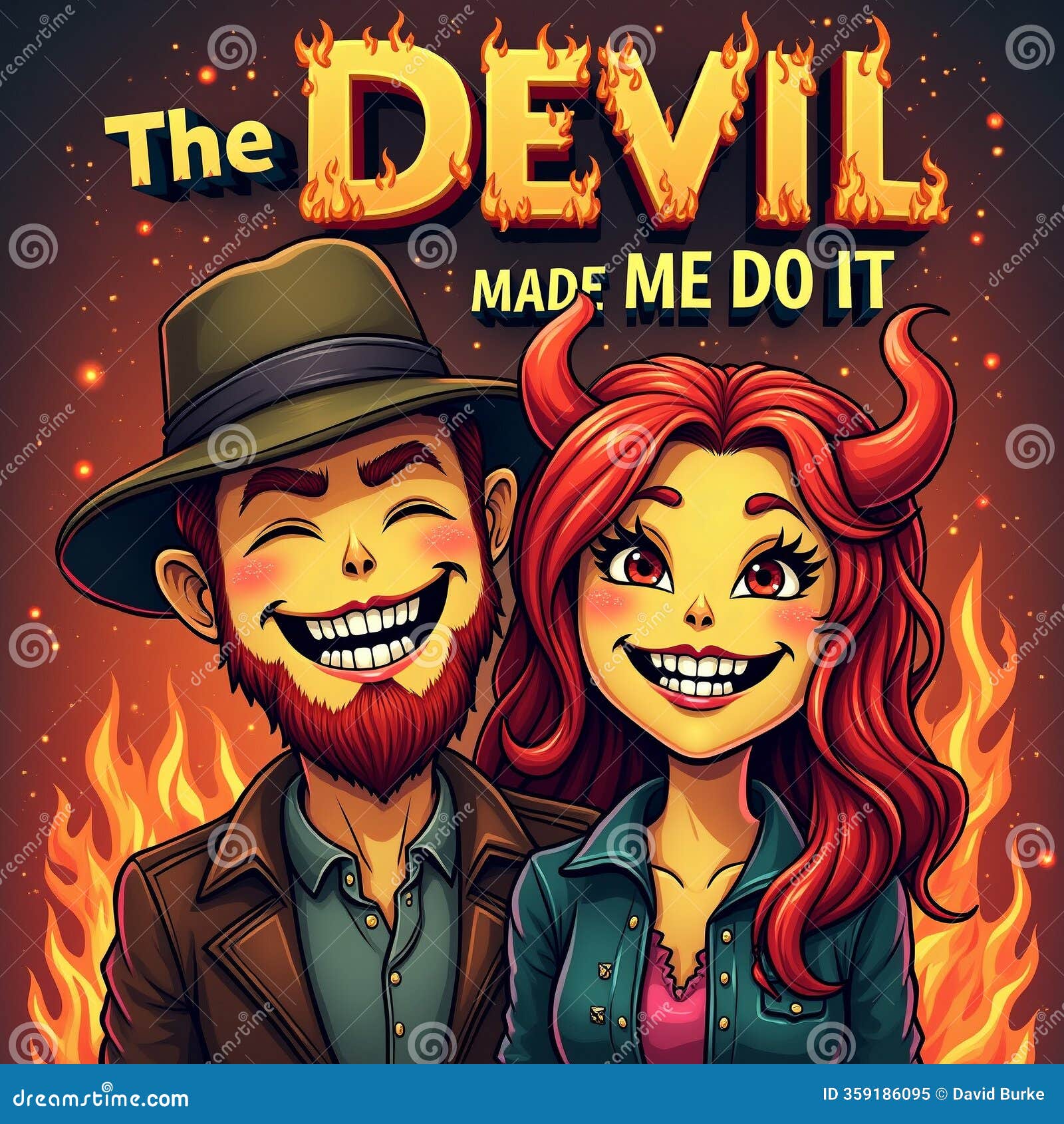Devil Fire Truck Cartoon In Character Design | CartoonDealer.com #171091457