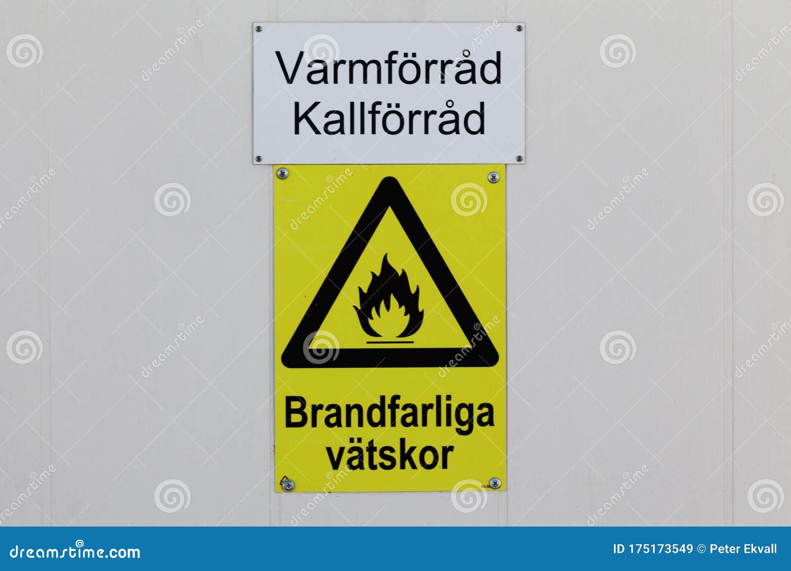 Sign with the Text - Hot and Cold Storage Stock Image - Image of fossil ...