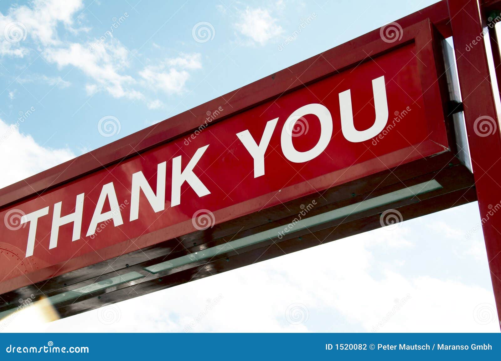 Sign - THANK YOU Stock Photography - Image: 1520082