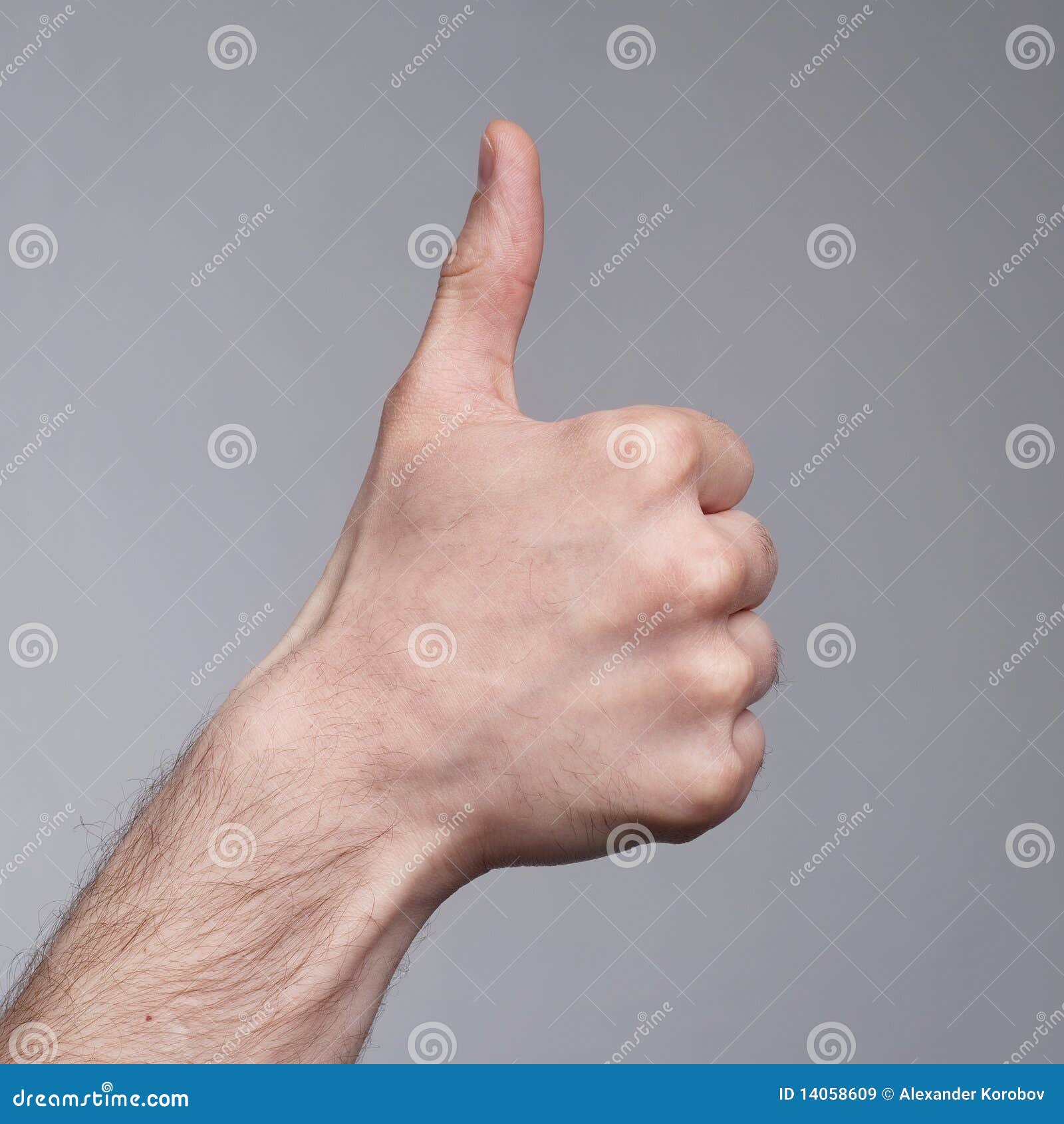Sign of thumb-up figure stock image. Image of nail, skin - 14058609