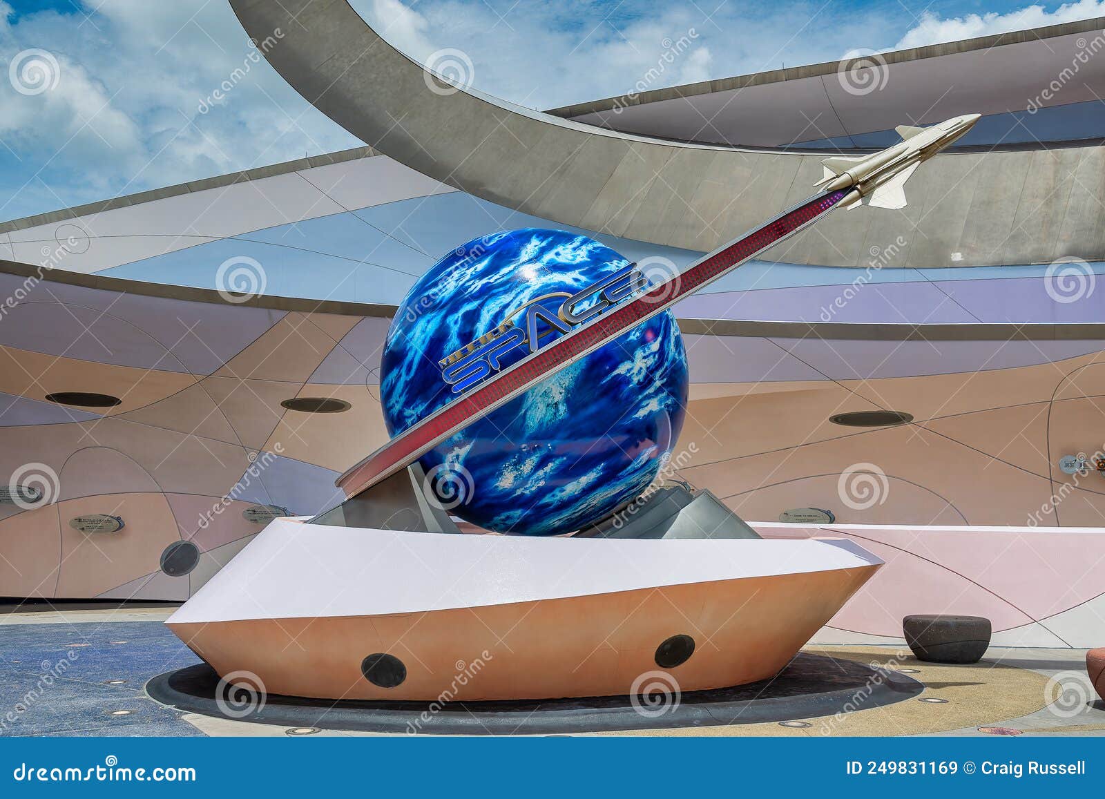 Sign To Mission Space at Epcot Editorial Stock Image - Image of space ...