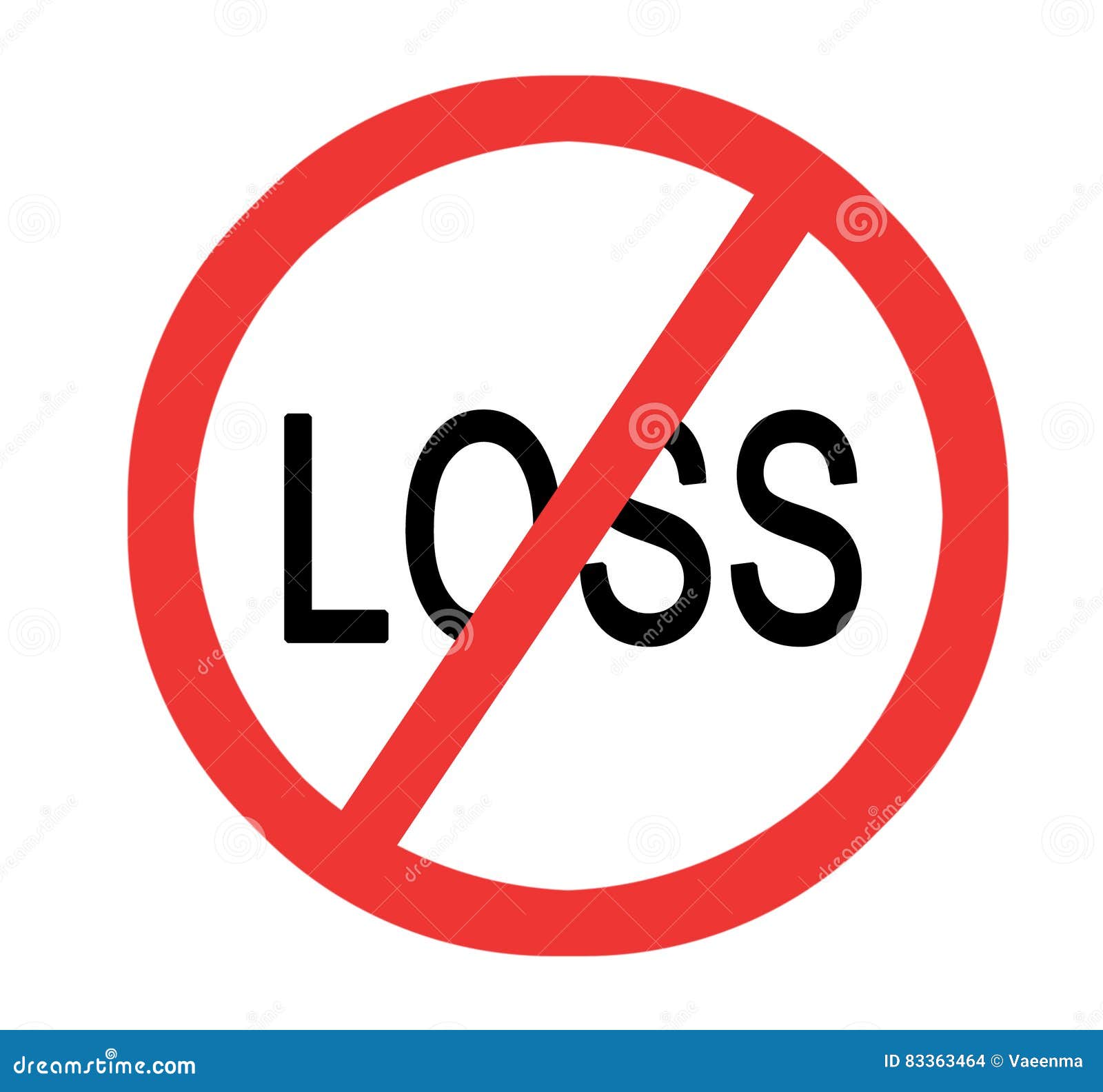 Preventing loss stock illustration. Illustration of economics - 83363464