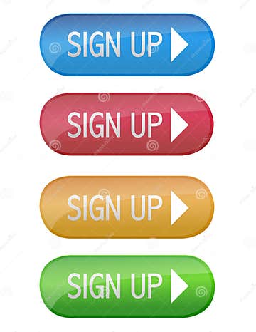 Sign up stock vector. Illustration of users, design, identity - 16277541