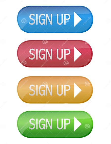 Sign up stock vector. Illustration of users, design, identity - 16277541