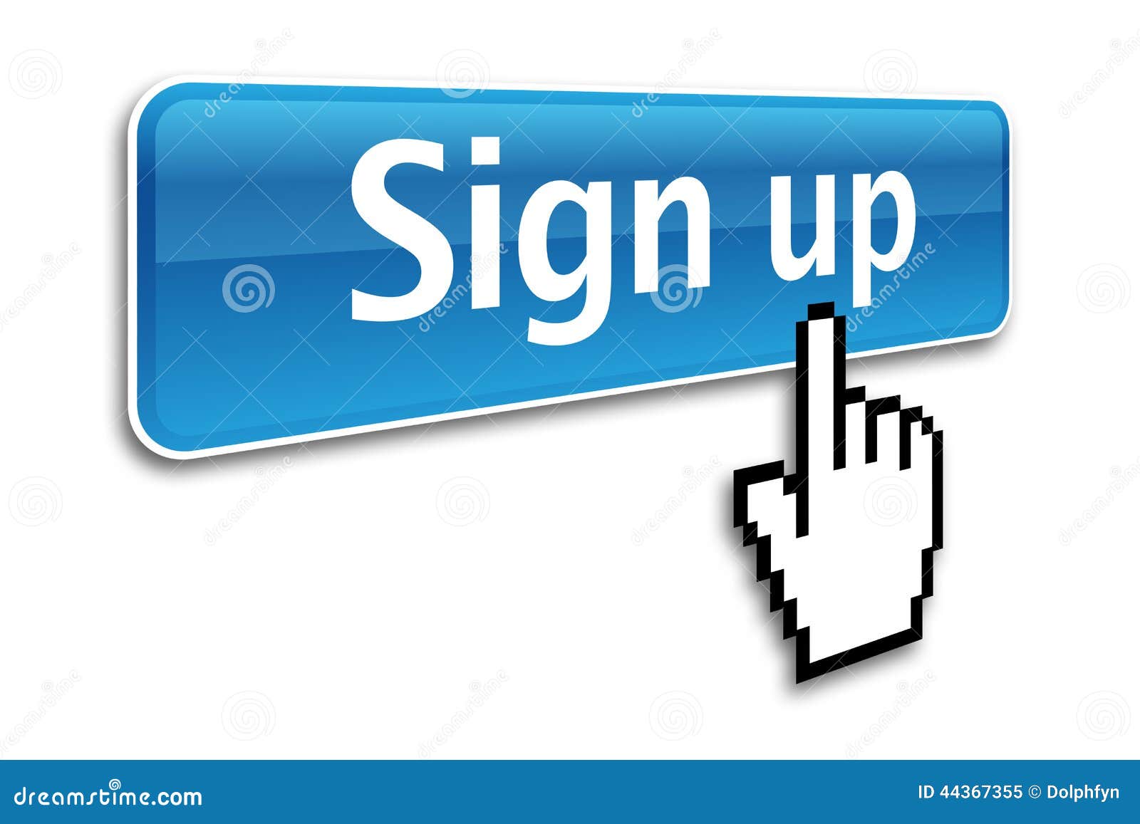 Sign up stock illustration. Illustration of membership - 44367355