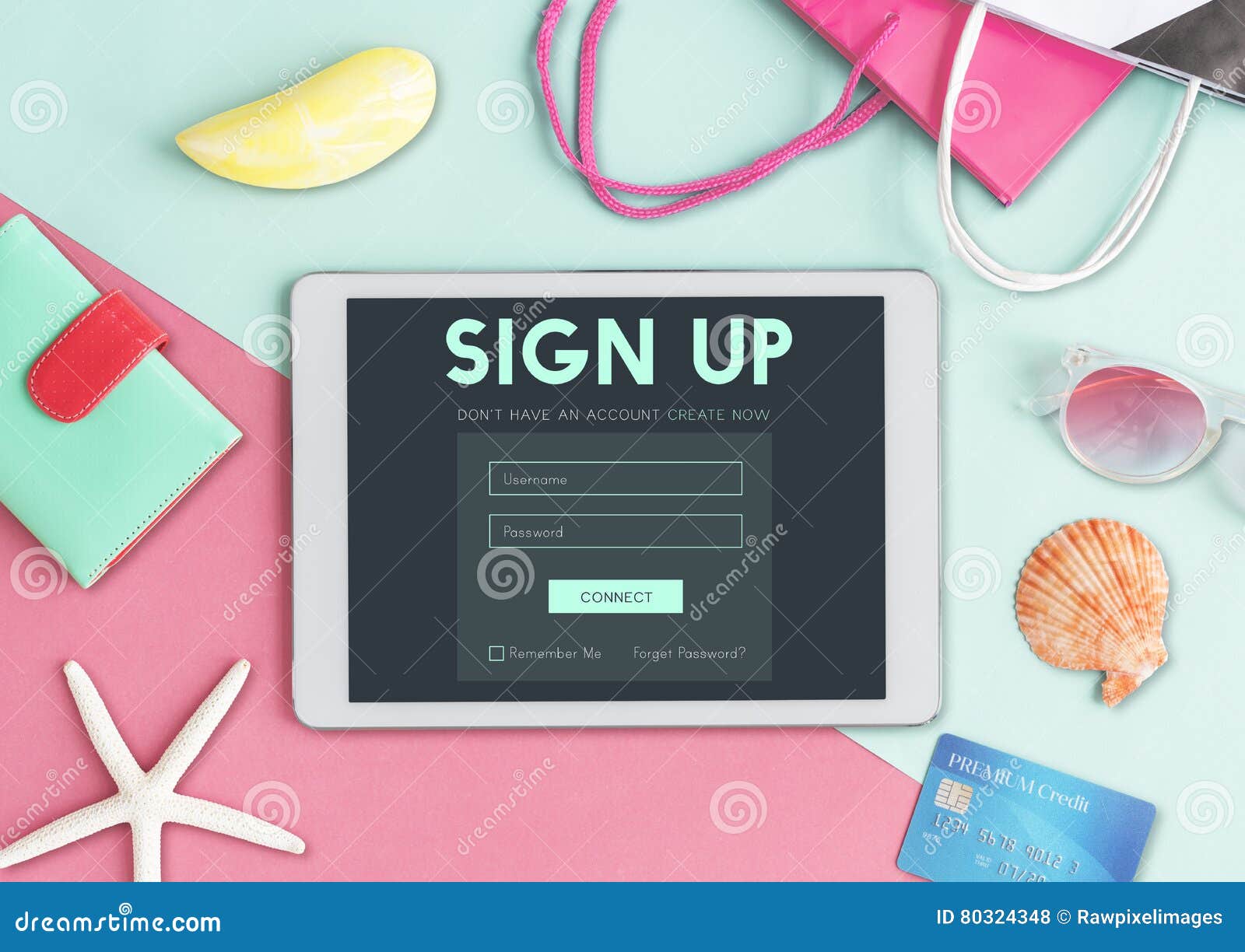 Sign Up Form Button Graphic Concept Stock Photo - Image of join ...