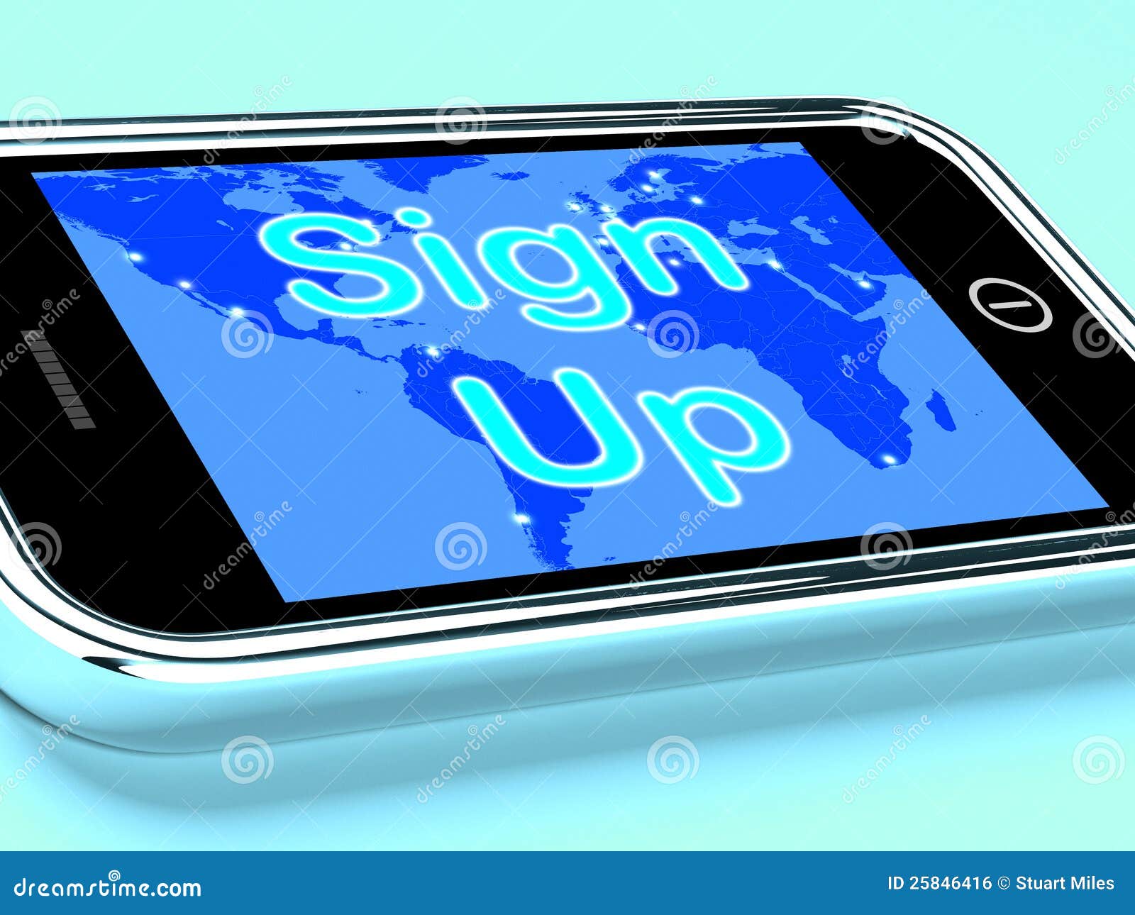 Online Registration And Sign Up Concept. Young Man Signing Up Or Login ...