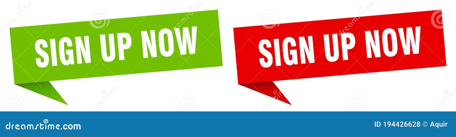 Sign Up Now Banner. Sign Up Now Speech Bubble Label Set Stock Vector ...
