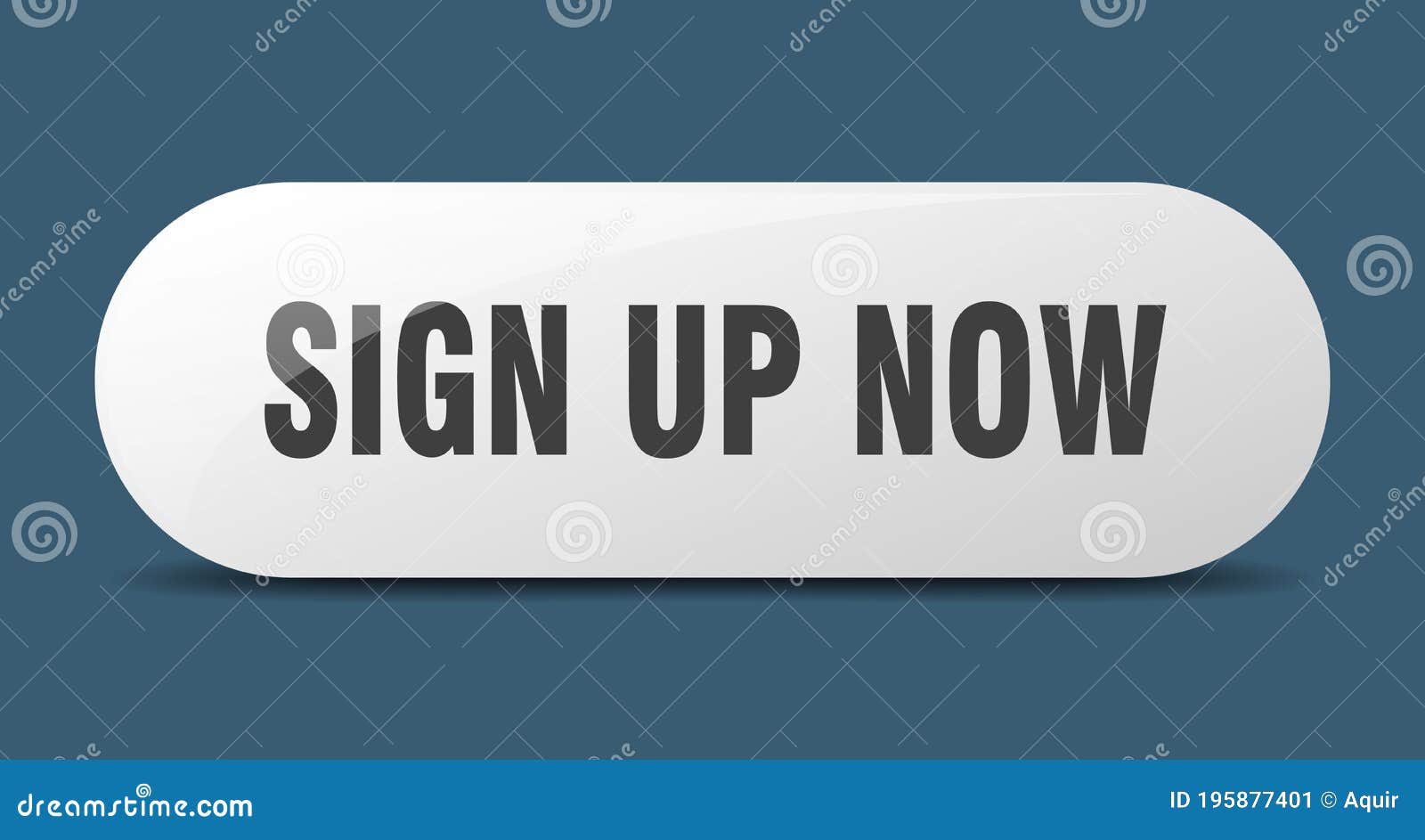 Sign Up Now Button. Sticker. Banner. Rounded Glass Sign Stock Vector ...