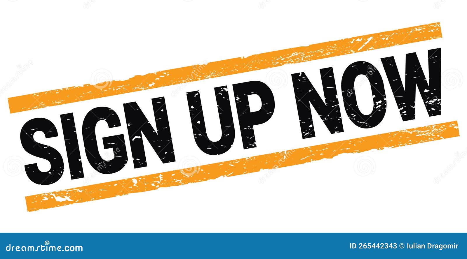 SIGN UP NOW Text on Black-orange Rectangle Stamp Sign Stock ...