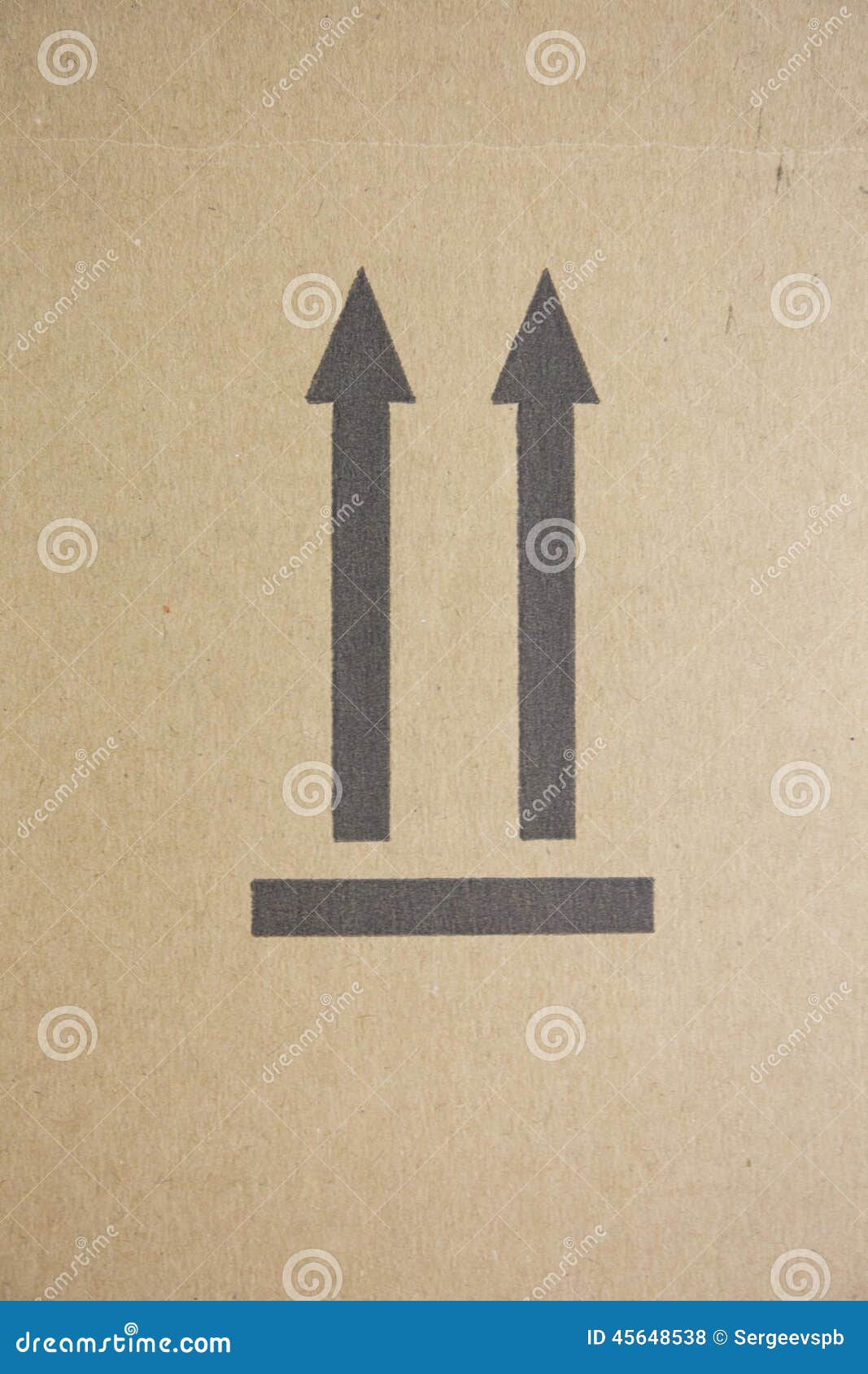 Sign up on the packaging stock photo. Image of shipping - 45648538