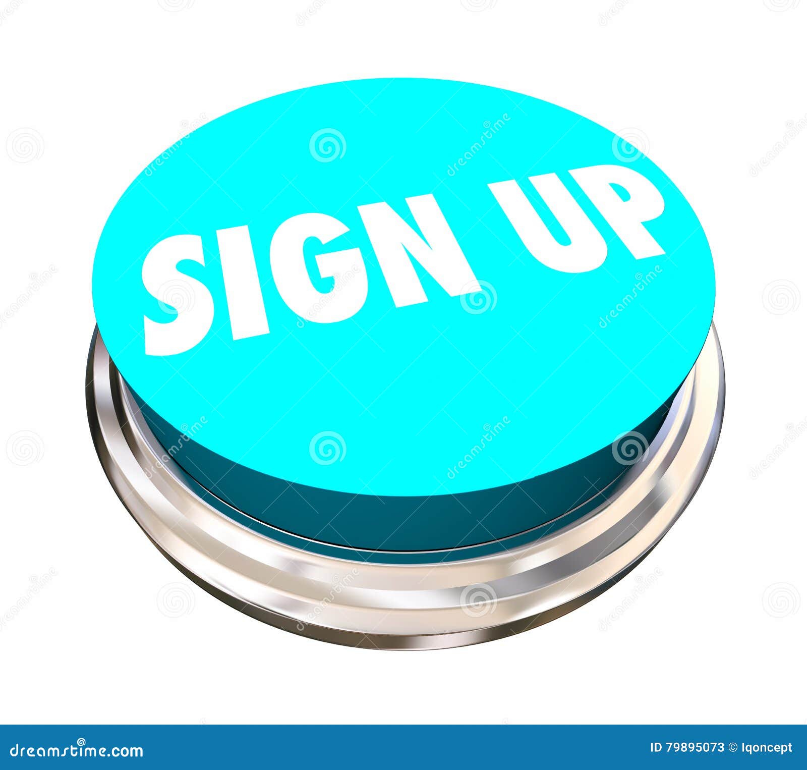 Sign Up Register Enroll Join Us Word Button Stock Illustration ...