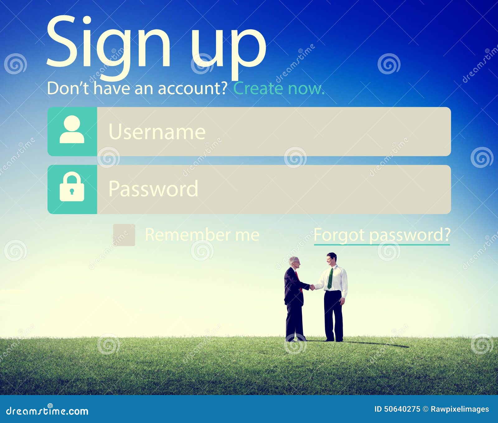 Sign Up Register Online Internet Web Concept Stock Image - Image of ...