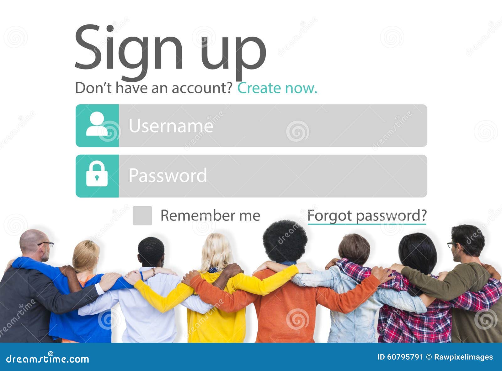 Sign Up Register Online Internet Web Concept Stock Image - Image of ...