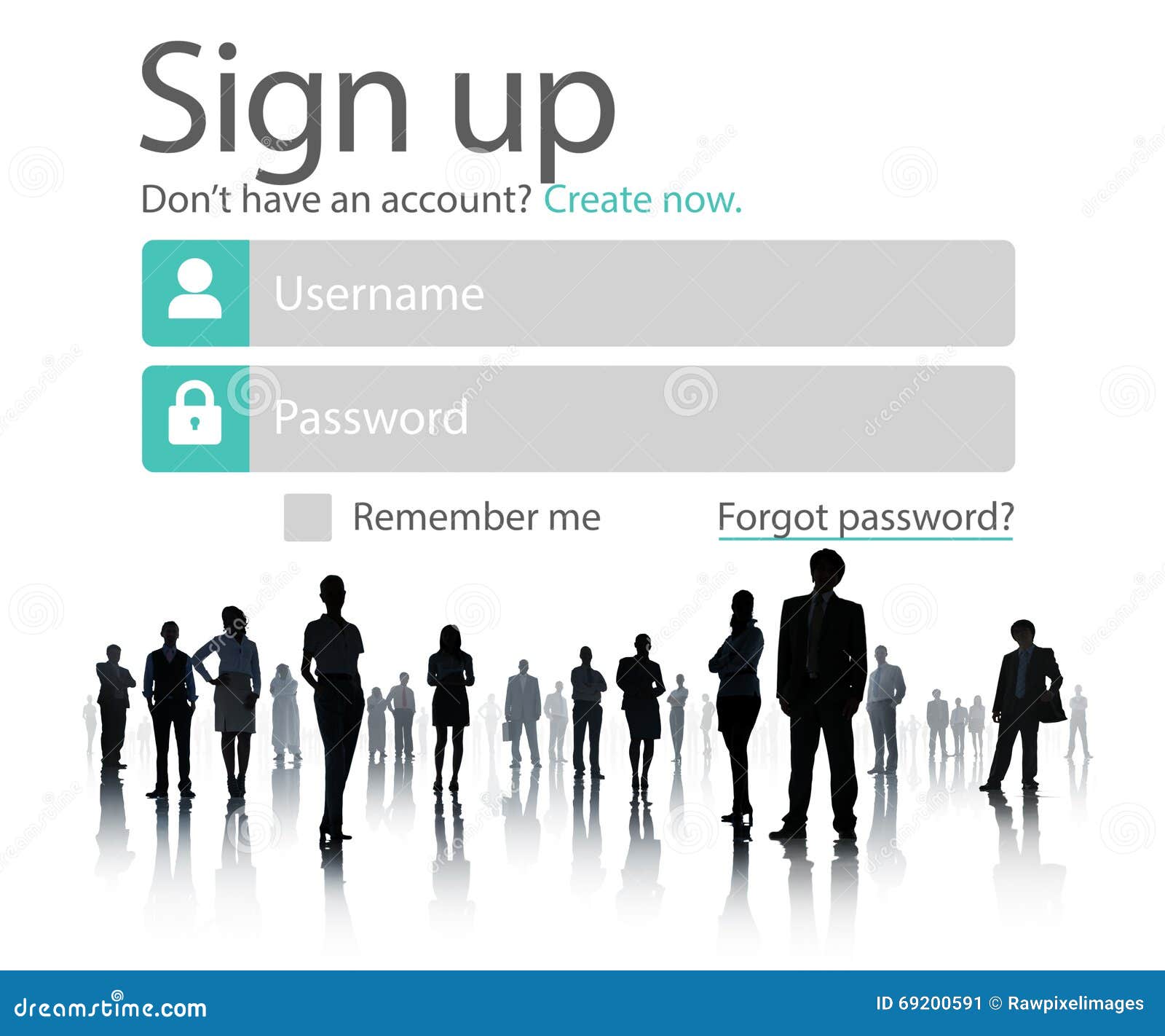 Sign Up Register Online Internet Web Concept Stock Image - Image of ...