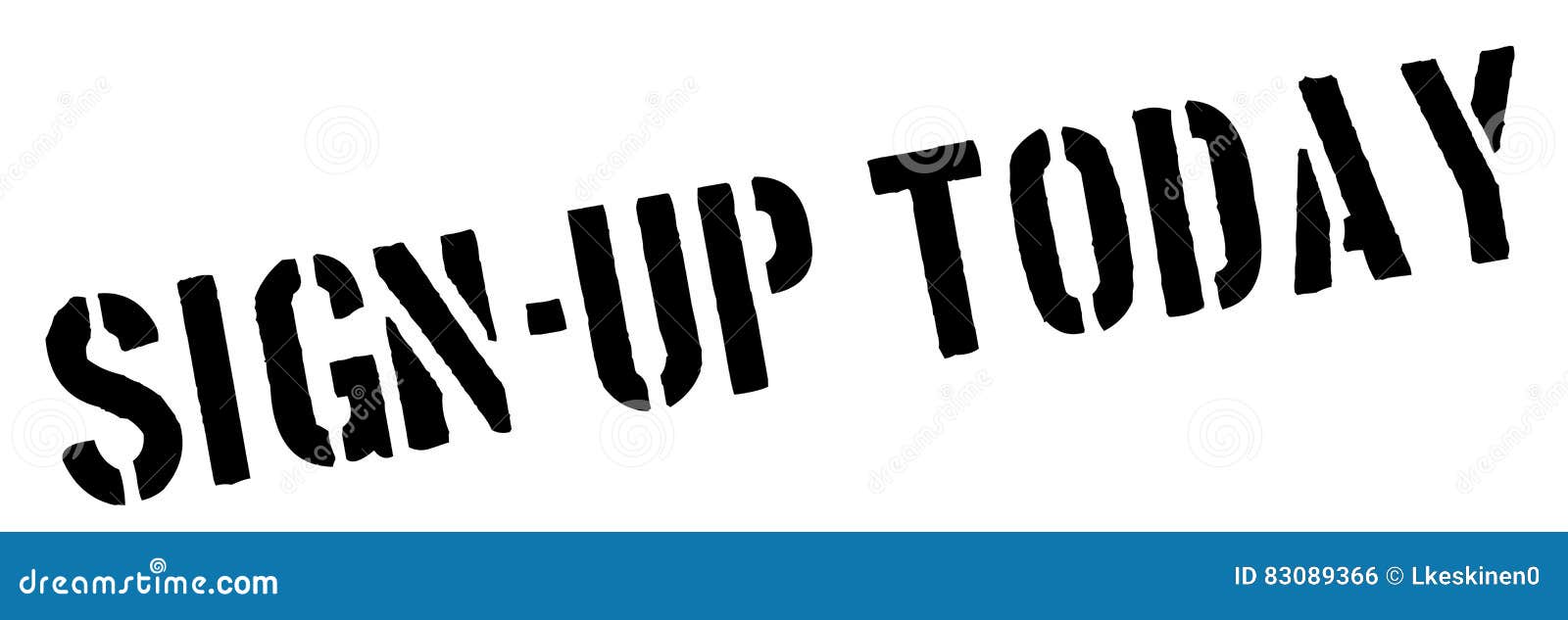 Sign-up Today Black Rubber Stamp on White Stock Illustration ...