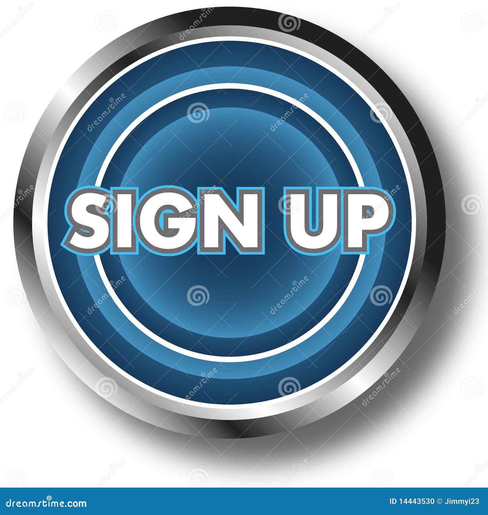 Sign up web button stock vector. Illustration of beautiful - 14443530