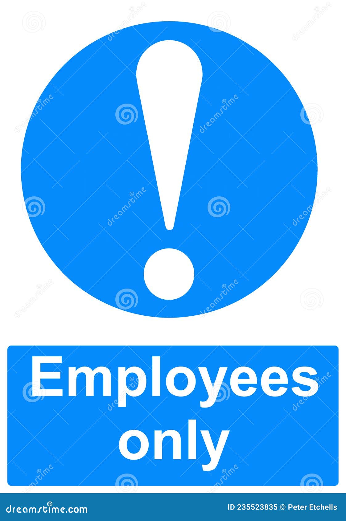 Employees only sign stock illustration. Illustration of order - 235523835