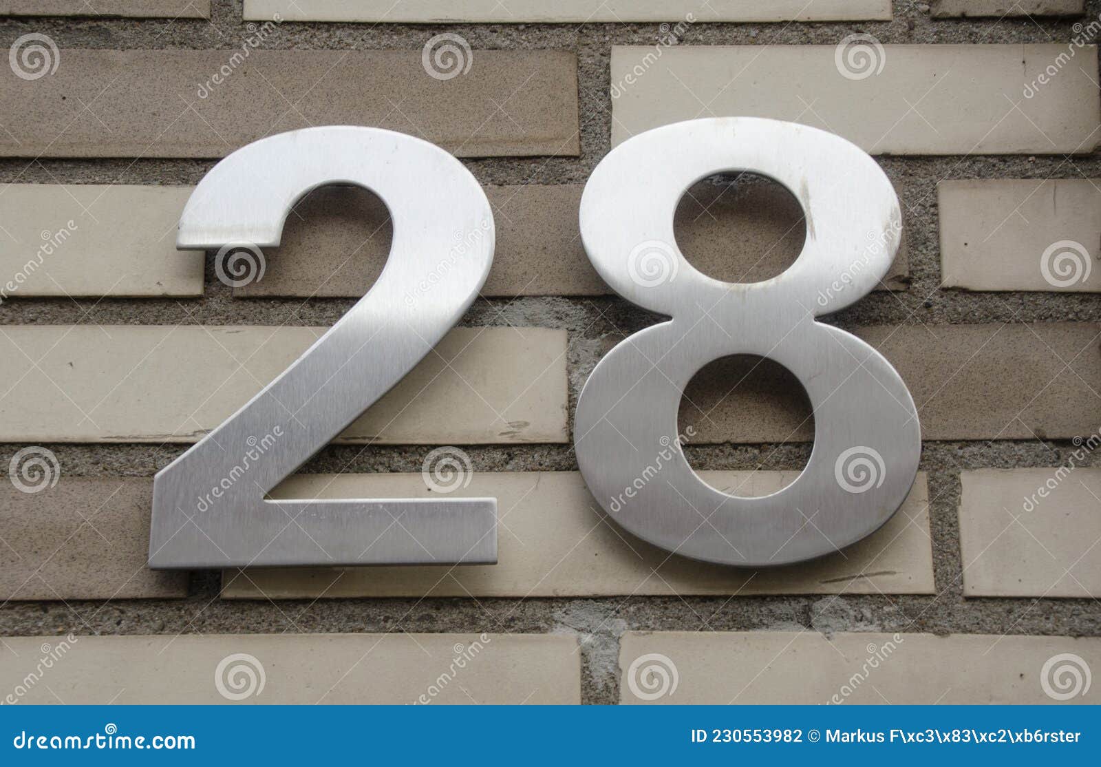 Number twenty-eight-28 stock photo. Image of display - 230553982