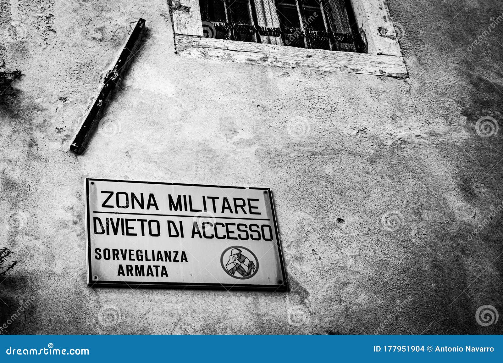 Forbidden access stock photo. Image of wall, access - 177951904