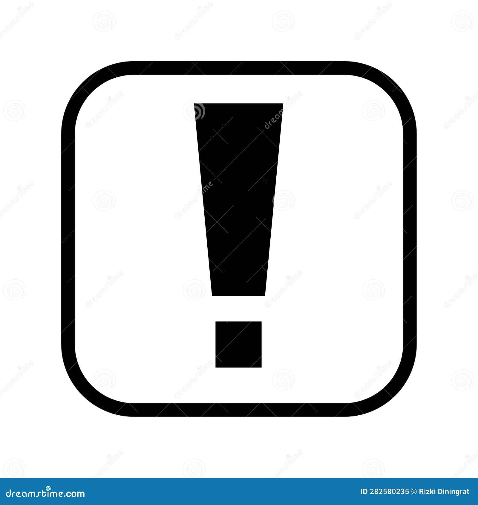 A Sign for a Warning or a Danger Sign or an Exclamation Point Stock ...