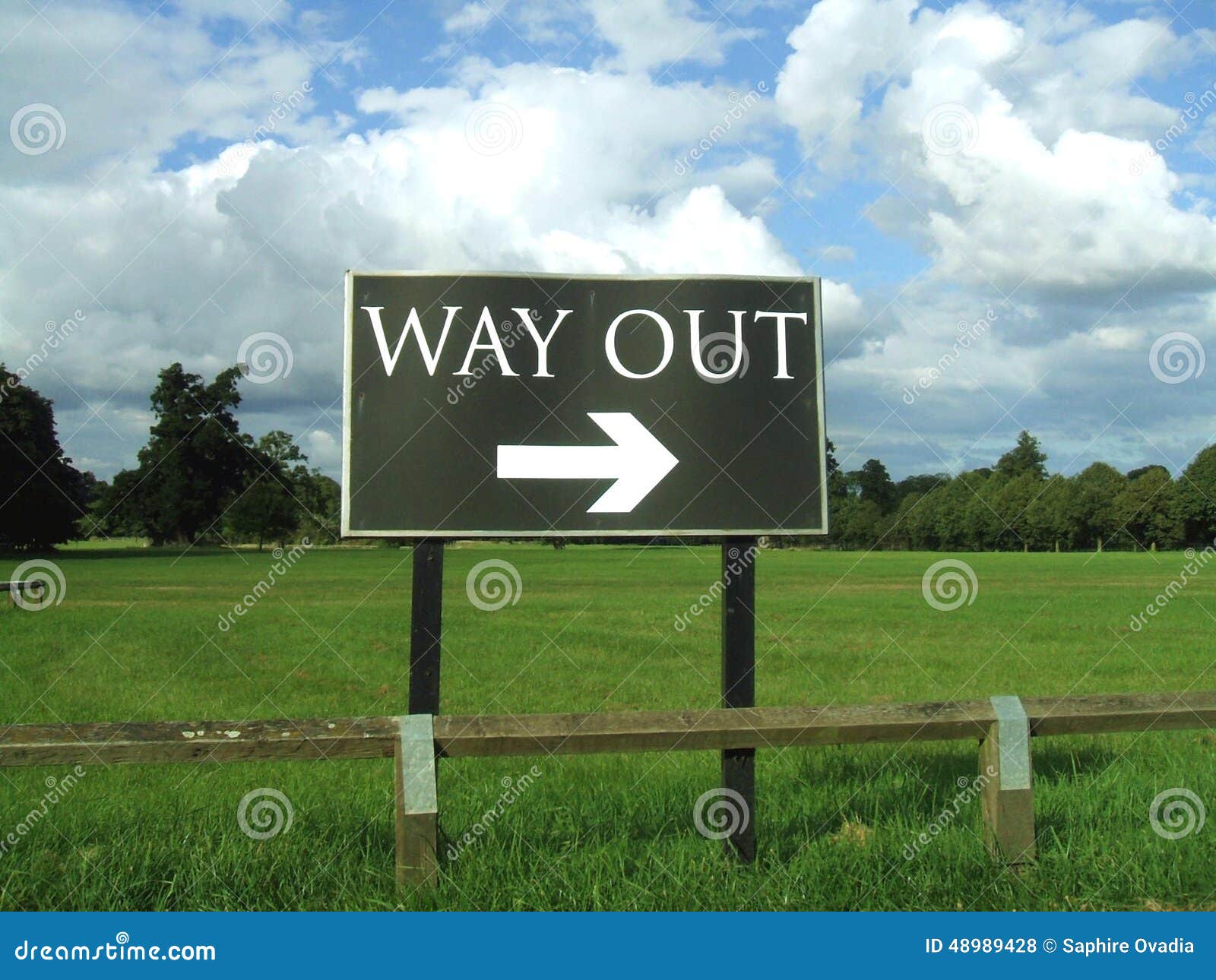 Sign. Way Out. Way Out Sign Stock Photo - Image of public, sign: 48989428
