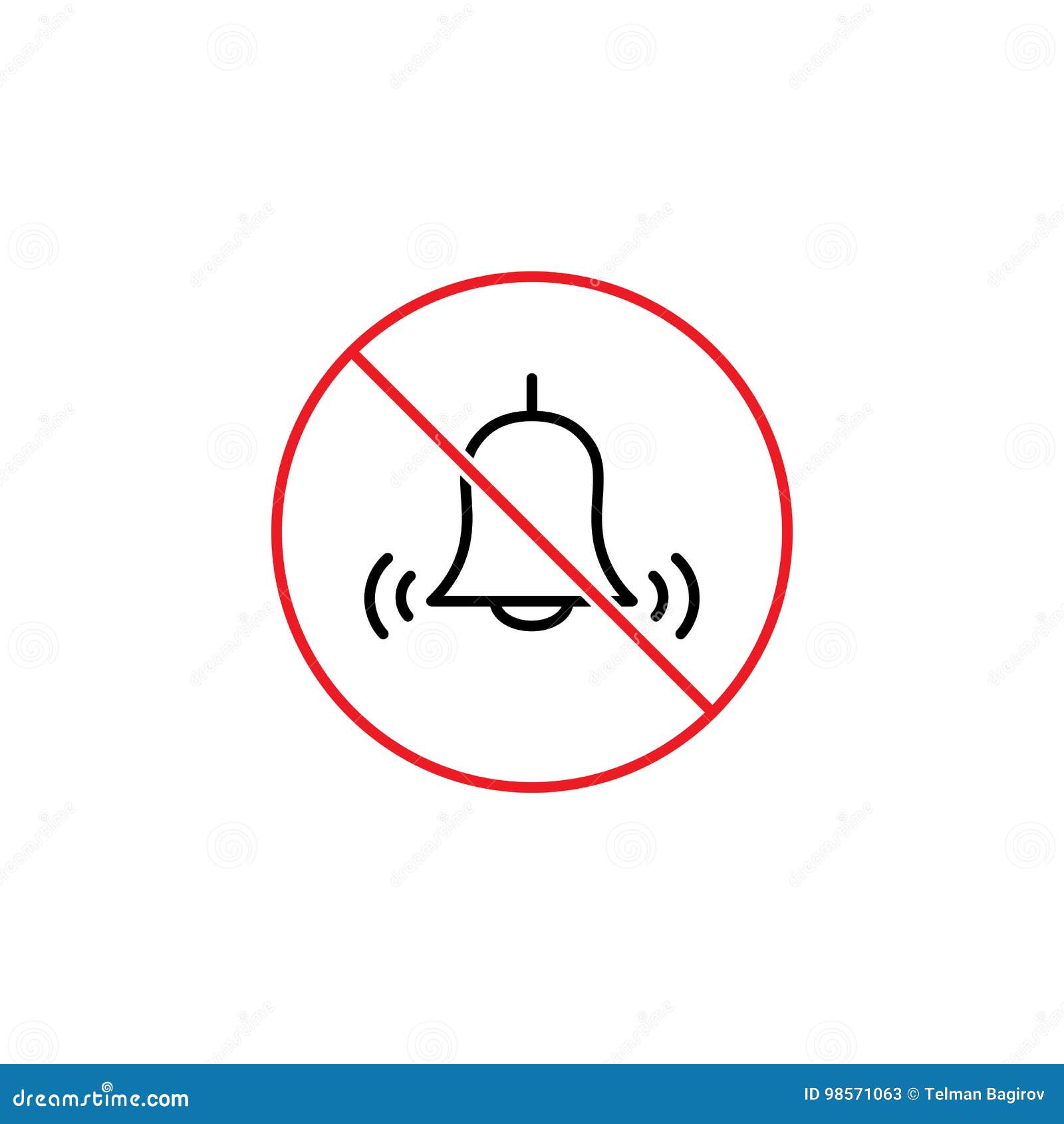 Sign on white background stock illustration. Illustration of sound ...