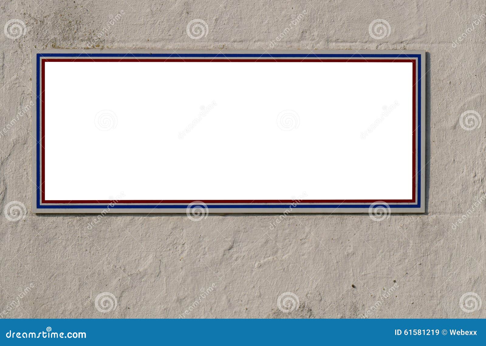 Sign on white wall stock image. Image of stone, texture - 61581219