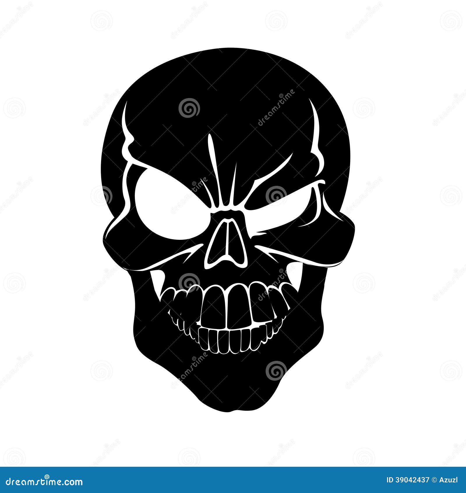 Grinning Skull Stock Illustrations – 511 Grinning Skull Stock ...