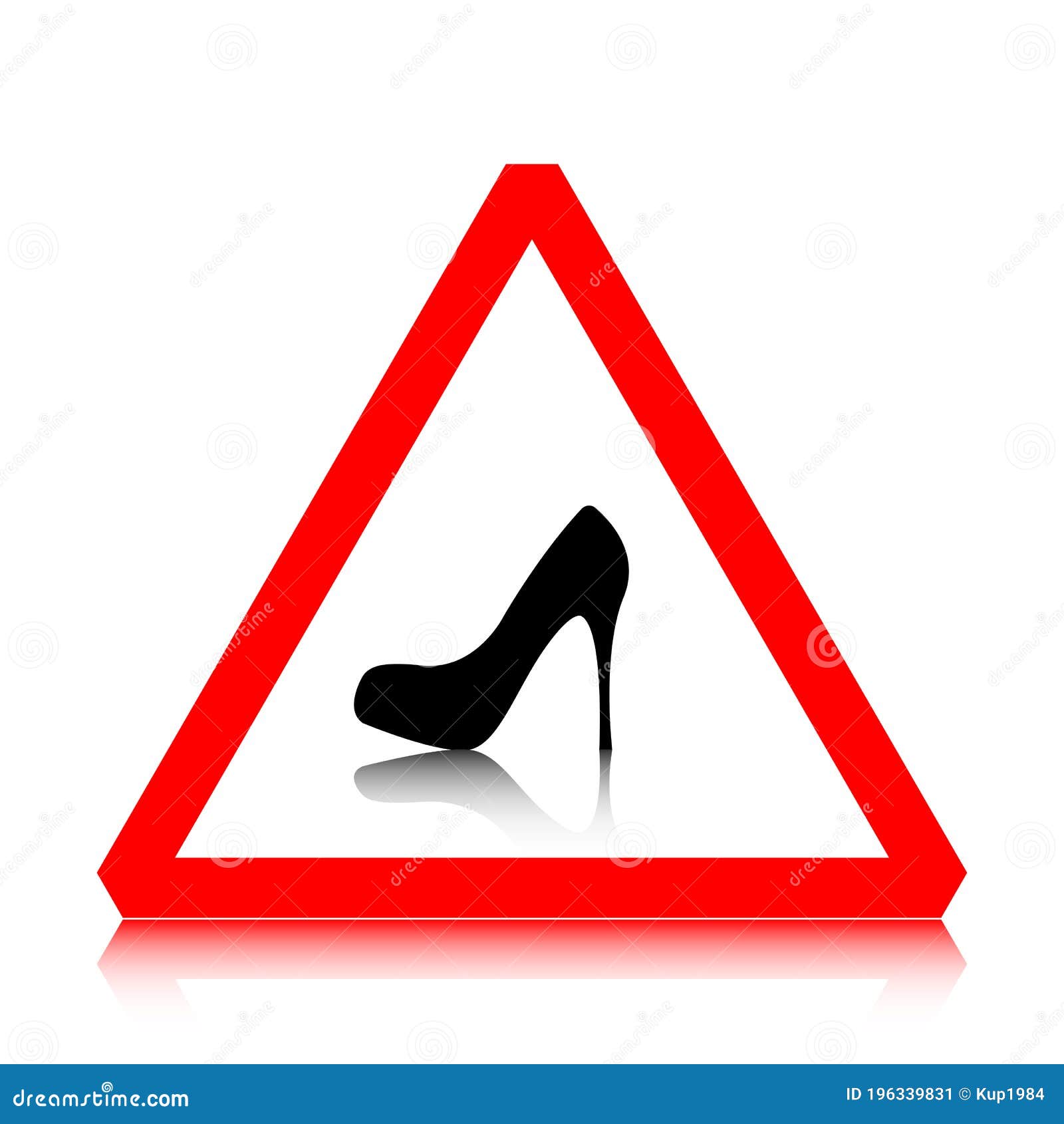 Sign Woman Driving a Car, Vector Illustration Stock Vector ...