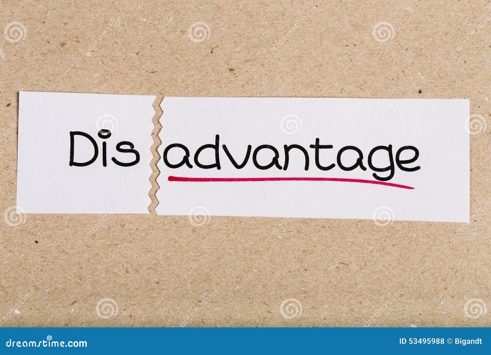 Sign with Word Disadvantage Turned into Advantage Stock Photo - Image ...
