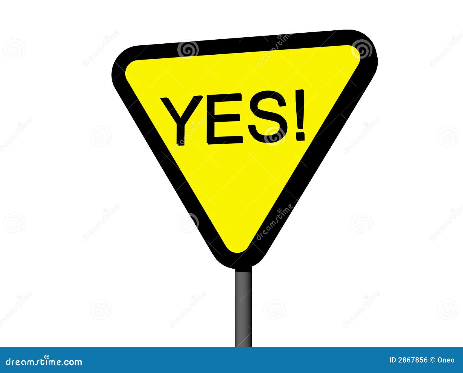 Sign YES! Royalty Free Stock Image - Image: 2867856