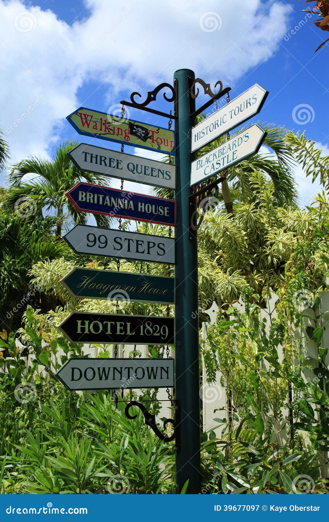 Signage at Blackbeards Castle in St Thomas Editorial Photography ...