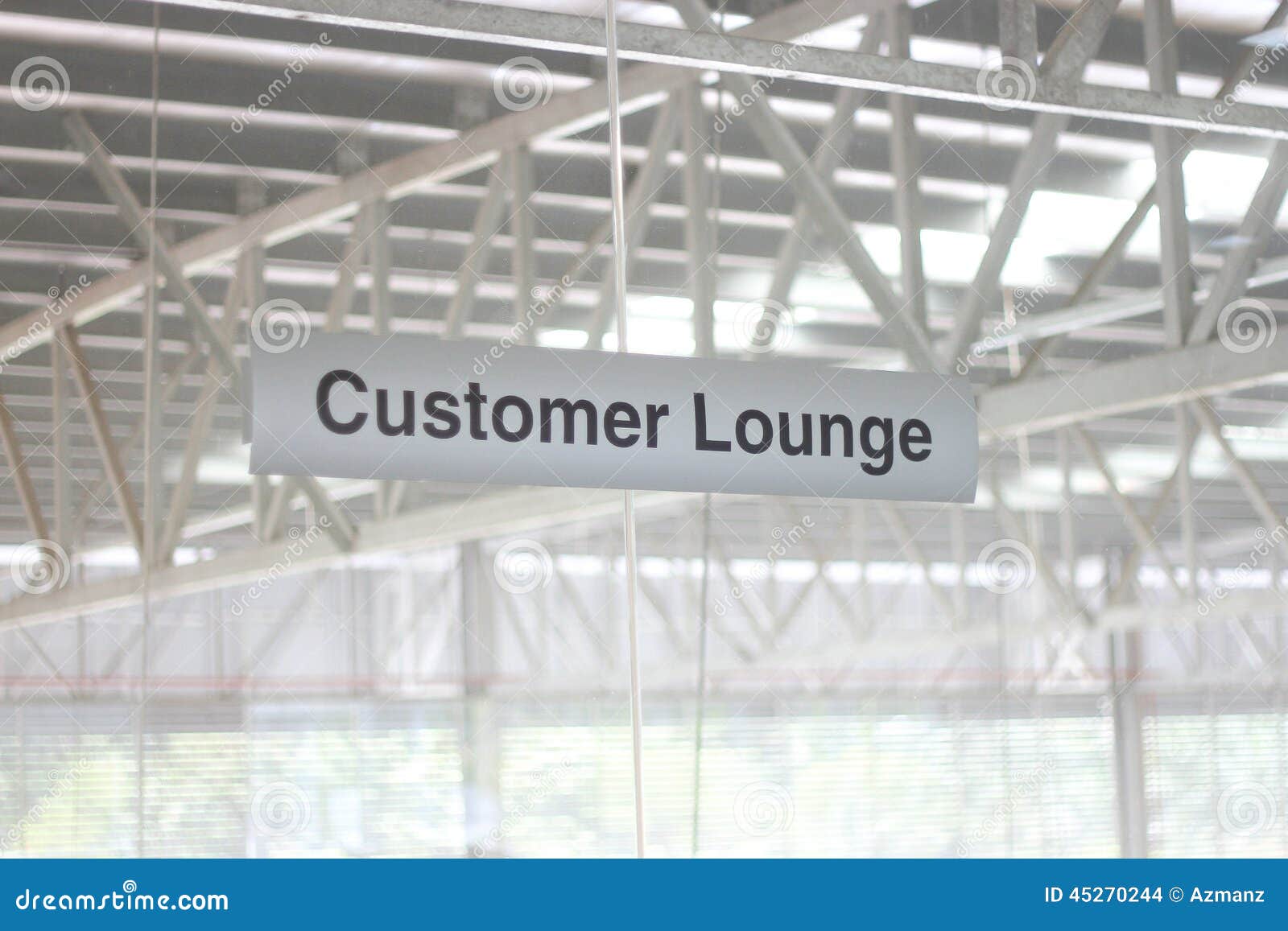A Signage of Customer Lounge Stock Photo - Image of architecture ...