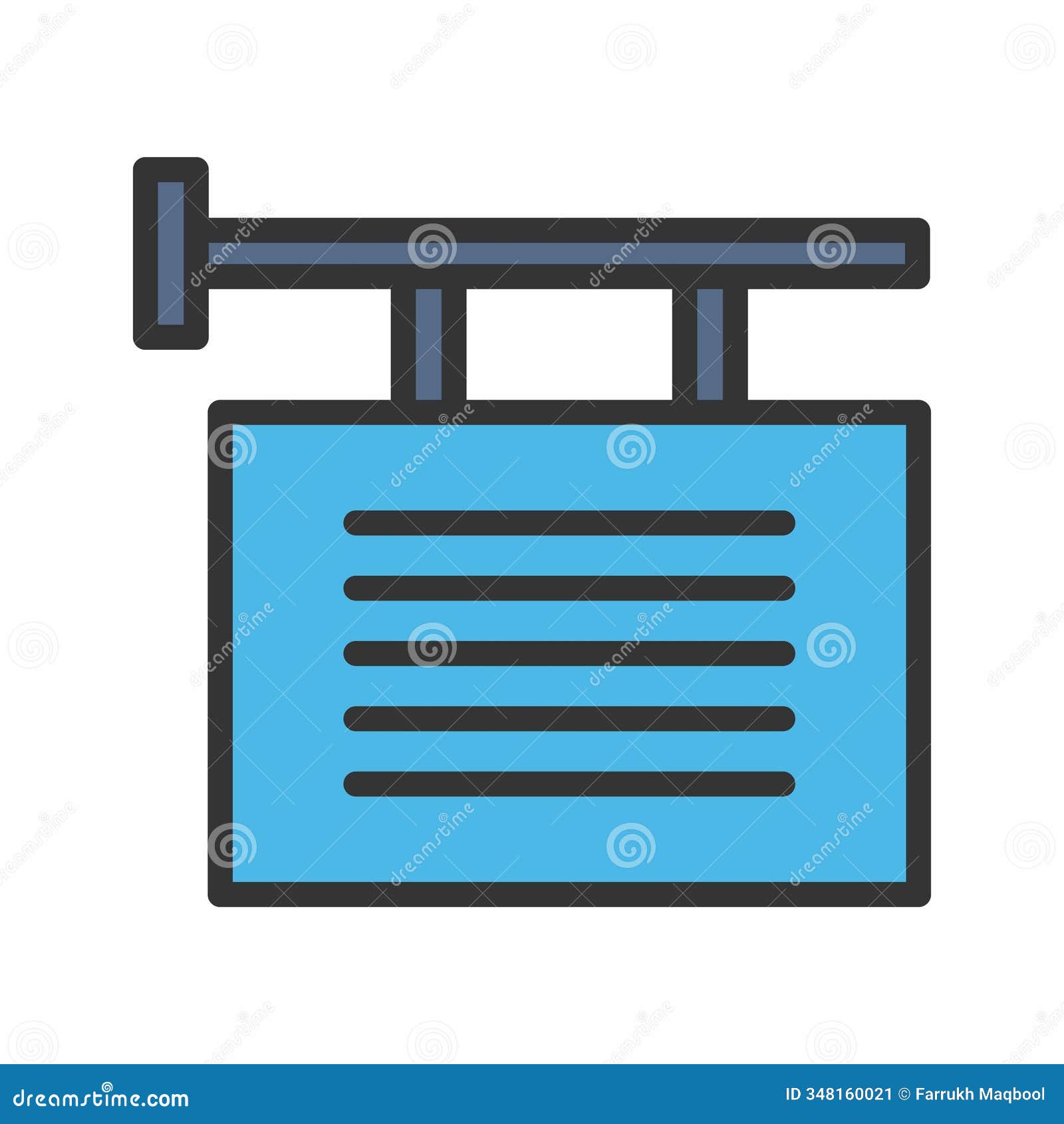 Signage Icon Vector From Scouts Collection. Thin Line Signage Outline ...