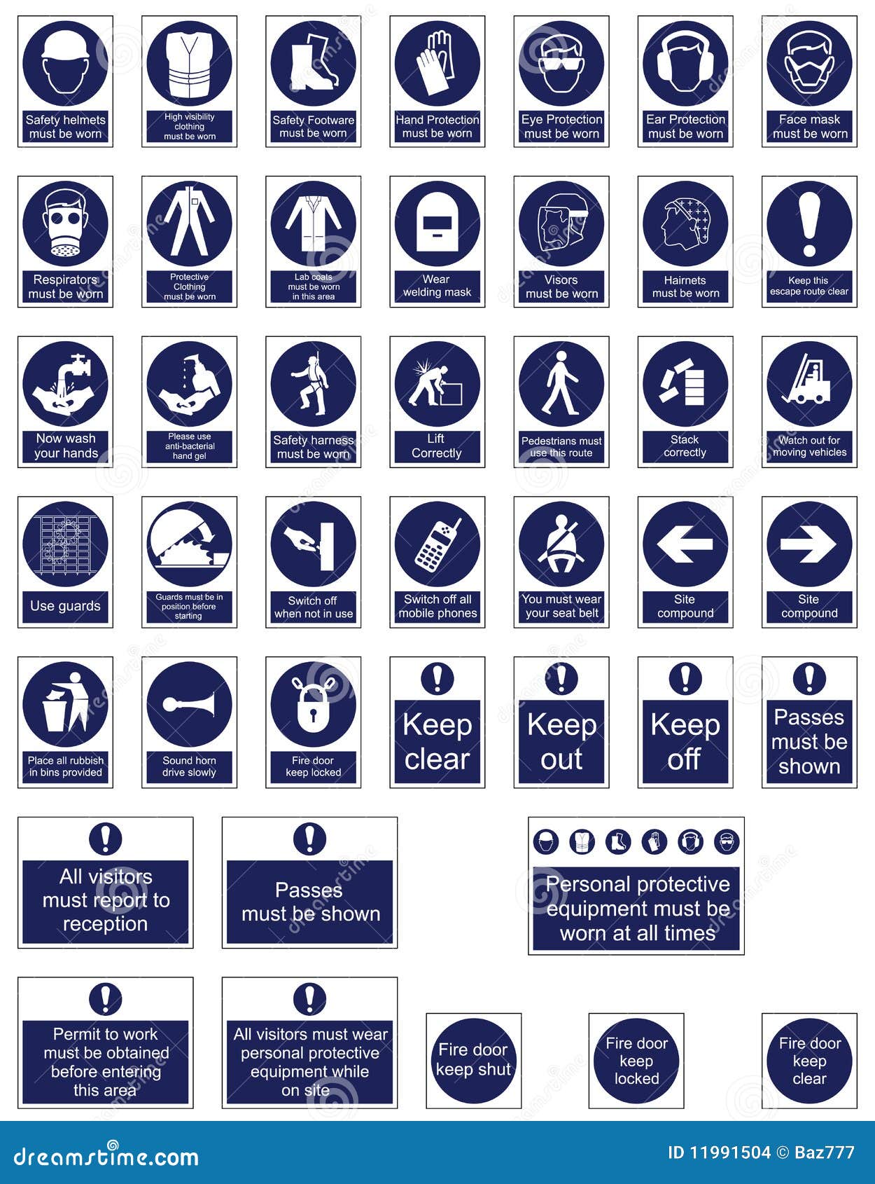 Signage imperativo ilustração do vetor. Ilustração de imagem - 11991504