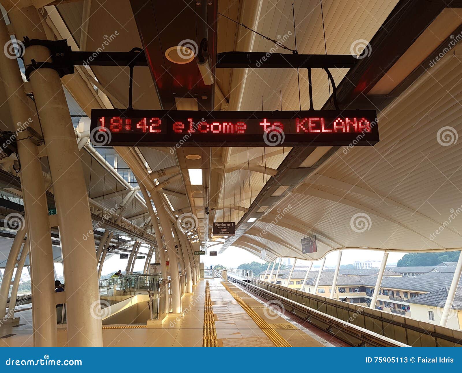 Signage editorial stock photo. Image of ceiling, structure - 75905113